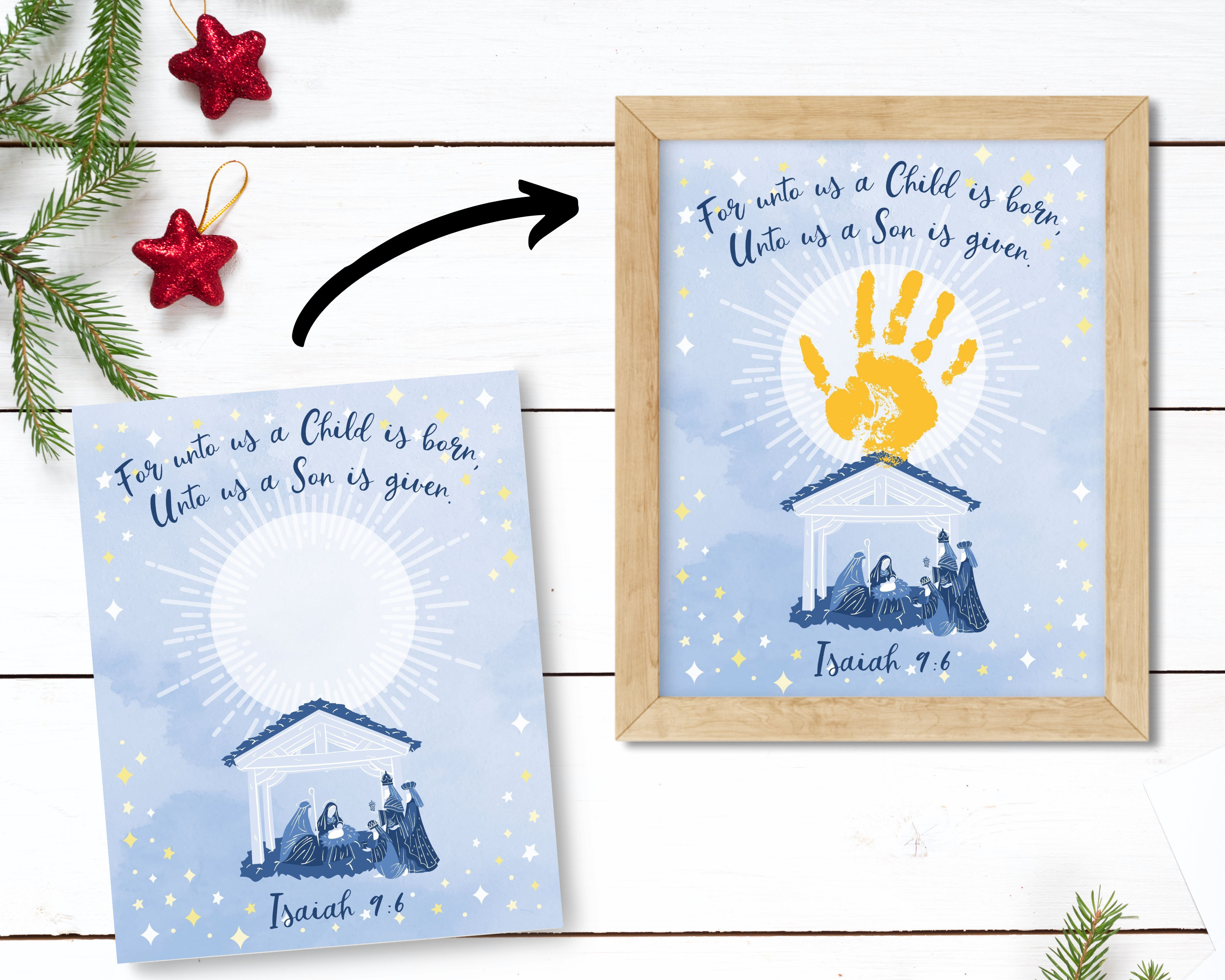 Sunday School Kids Craft Christian Christmas Gifts Isaiah - Etsy Canada