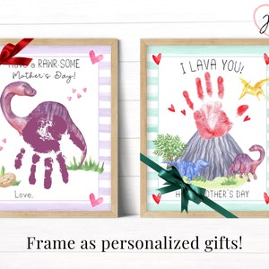 Dinosaur Mothers Day Printable Set, Mother Day Cards for Kids, Toddler ...