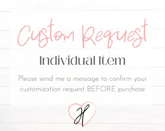 Individual Item - Etsy