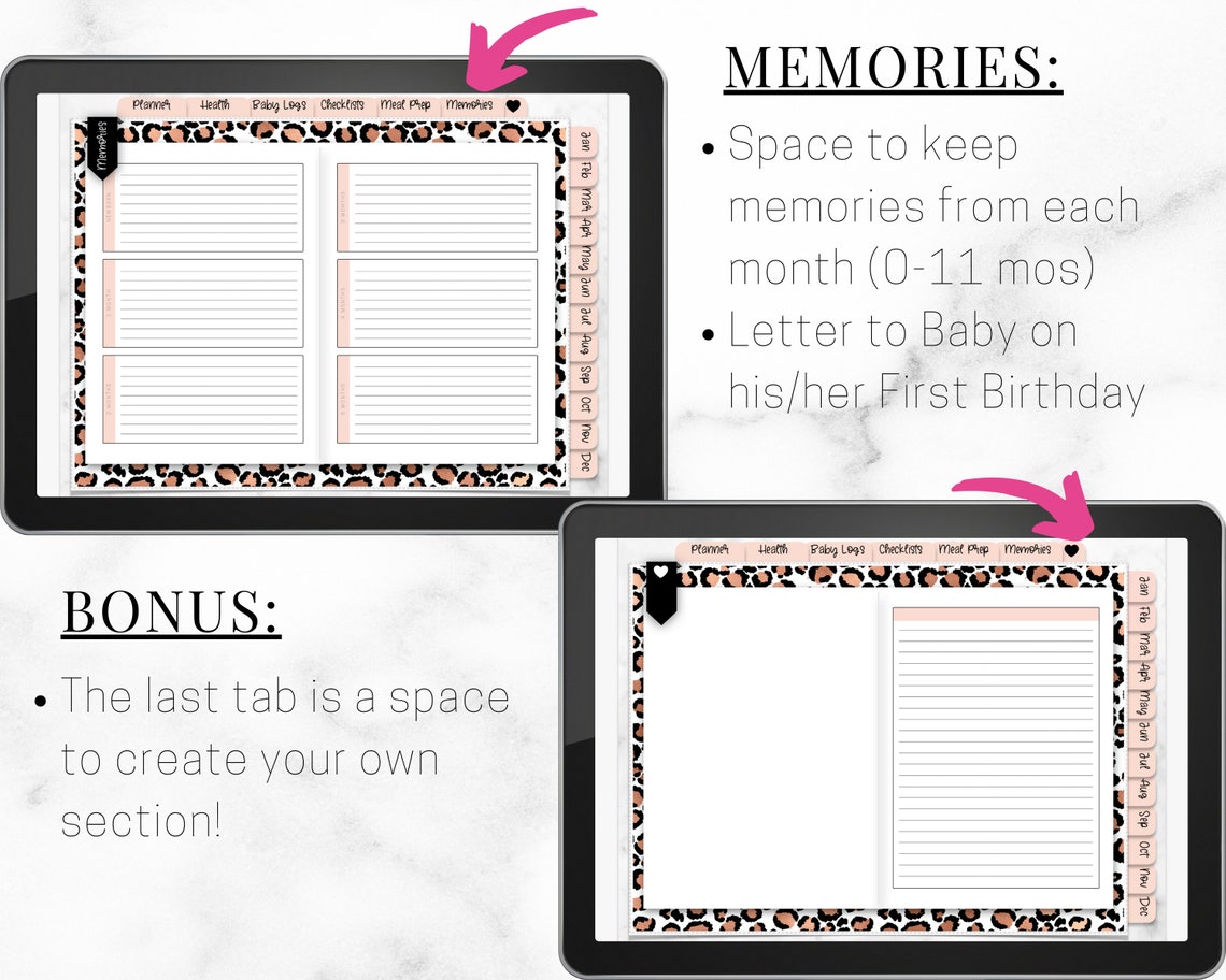 Digital New Mom Planner, Newborn Baby Breastfeeding Organizer and ...
