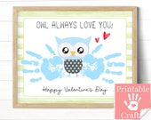 Valentine Crafts for Kids Owl Valentines Day Card Toddler - Etsy