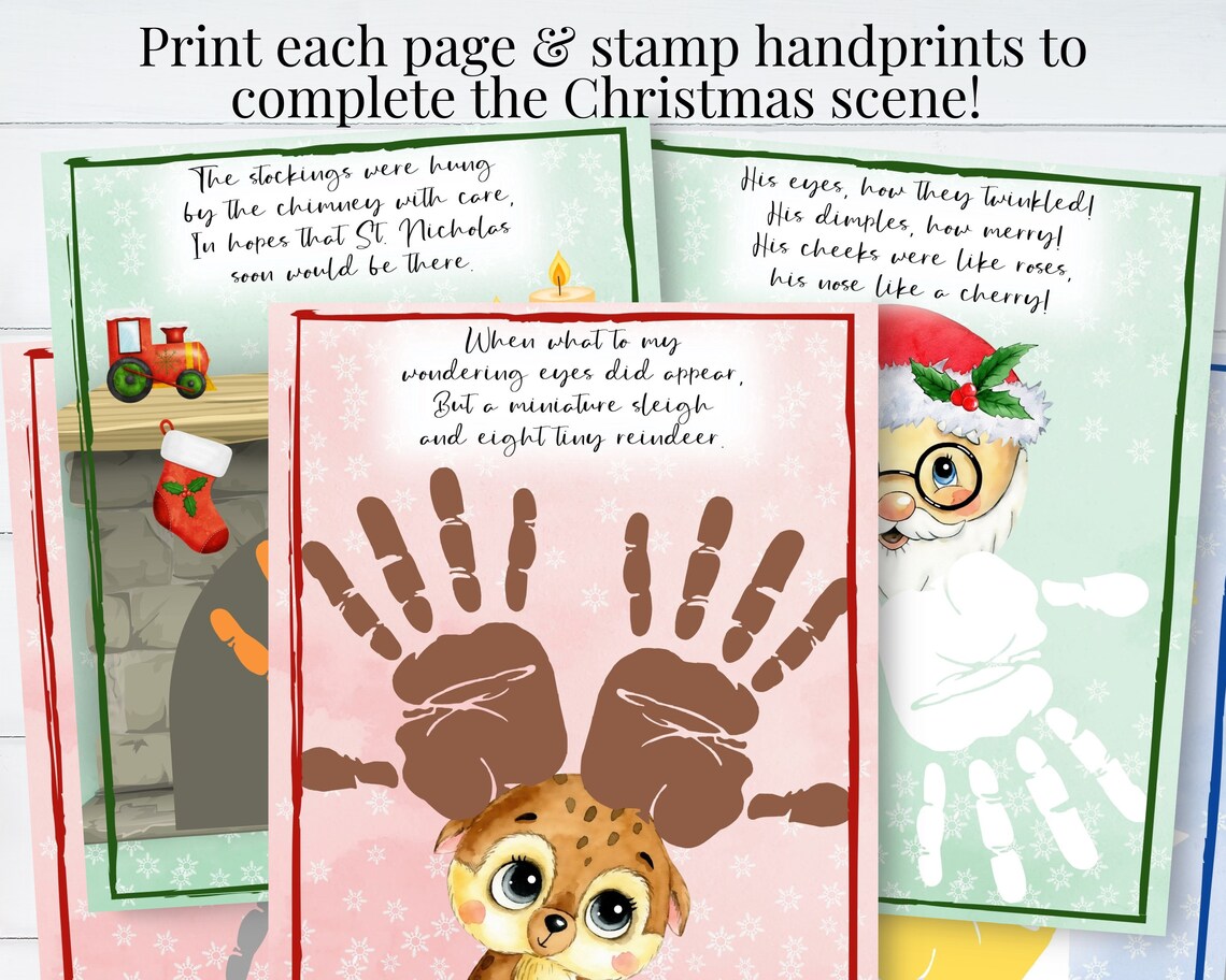 Personalized Night Before Christmas Book for Kids, DIY Christmas Gift ...