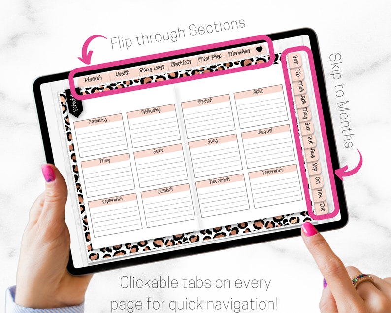 Digital New Mom Planner, Newborn Baby Breastfeeding Organizer and ...