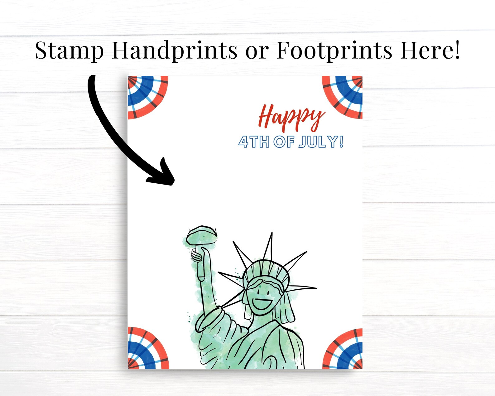 American Independence Day Craft for Kids Statue of Liberty - Etsy