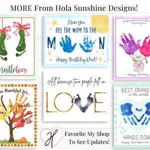 I Love You to the Moon, Handprint Art for Kids, Sentimental Gift Ideas ...