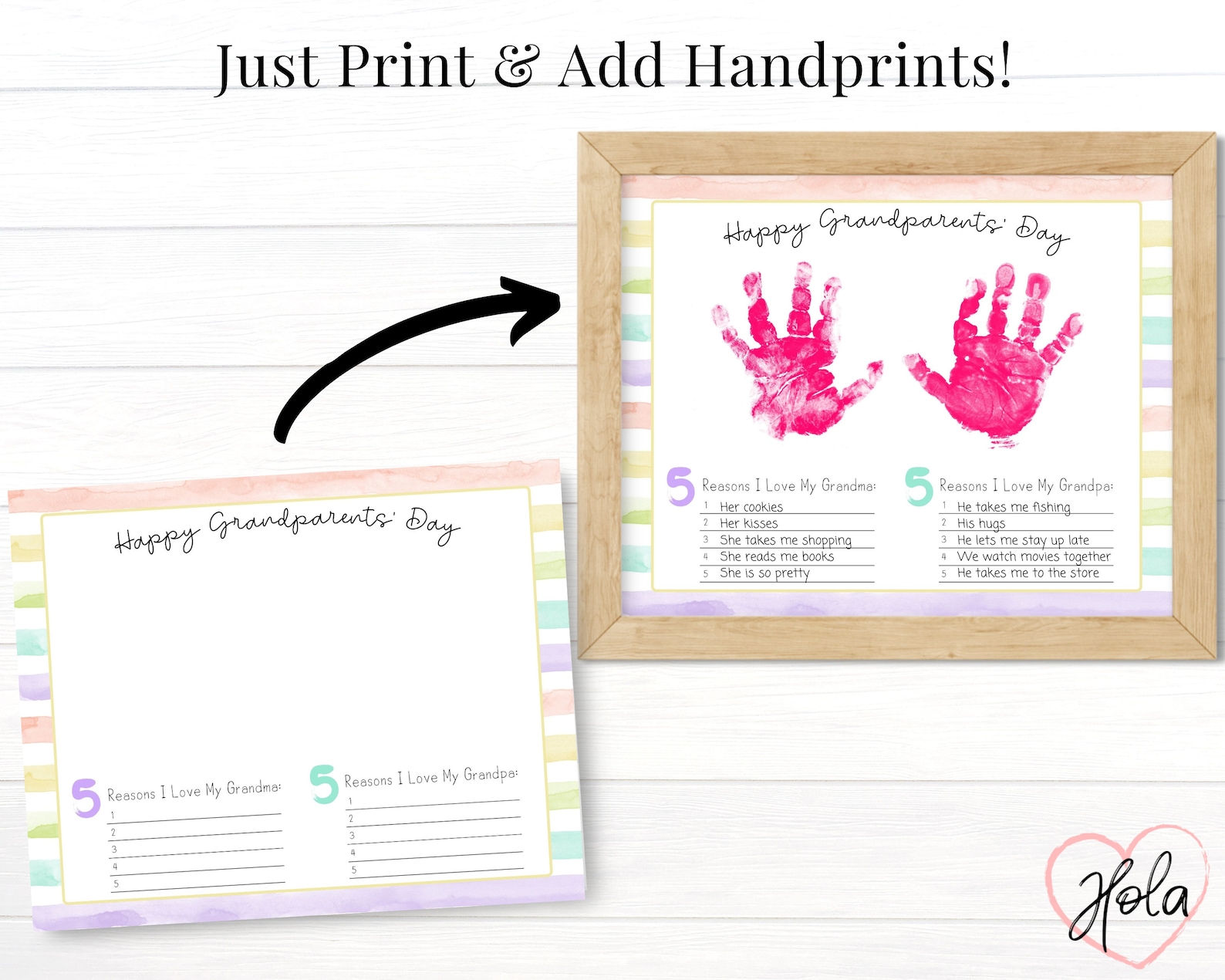 Grandparent Gifts From Grandkids Grandparents Day - Etsy