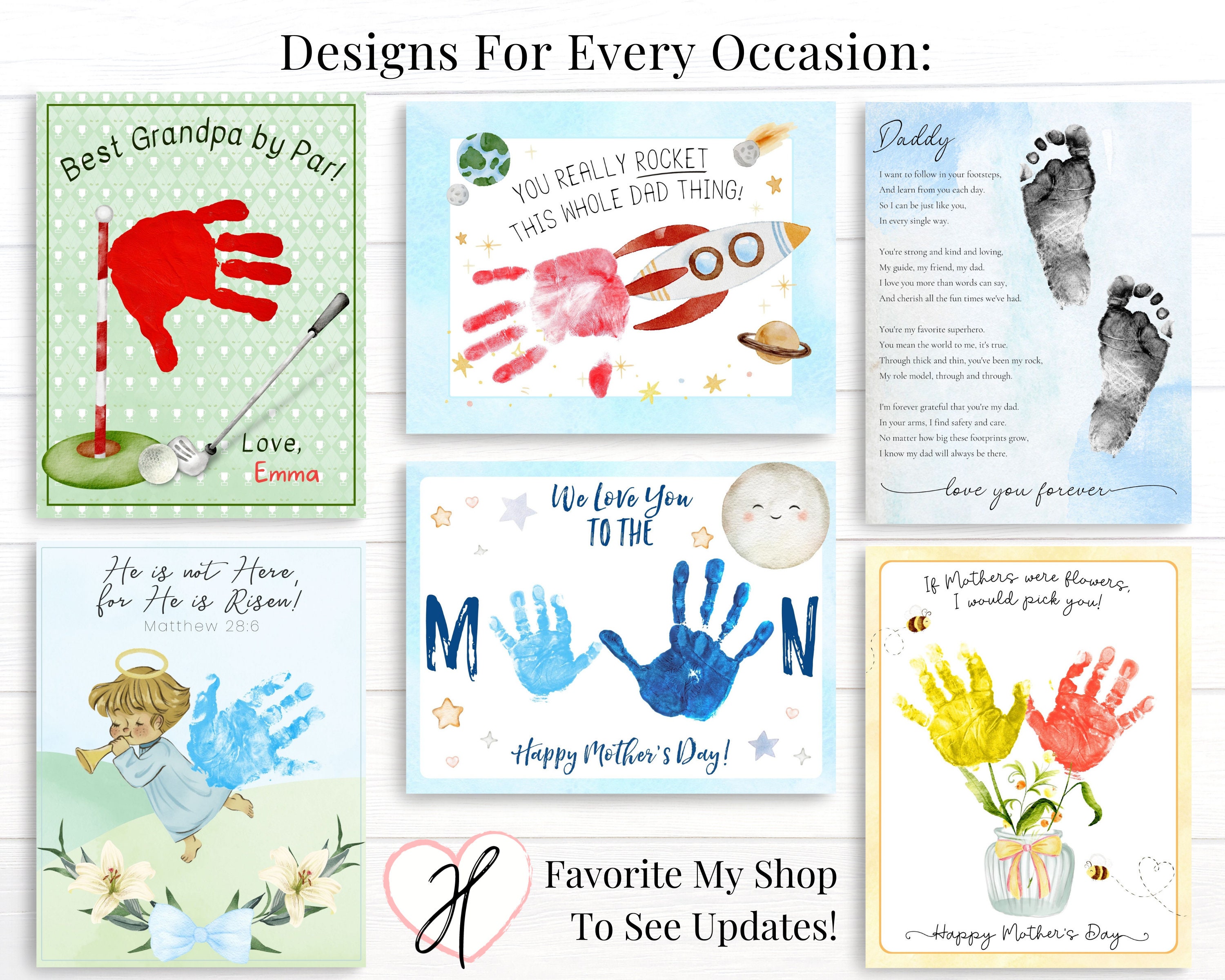 Spanish Grandparents Day Personalized Card, Printable Handprint Art ...