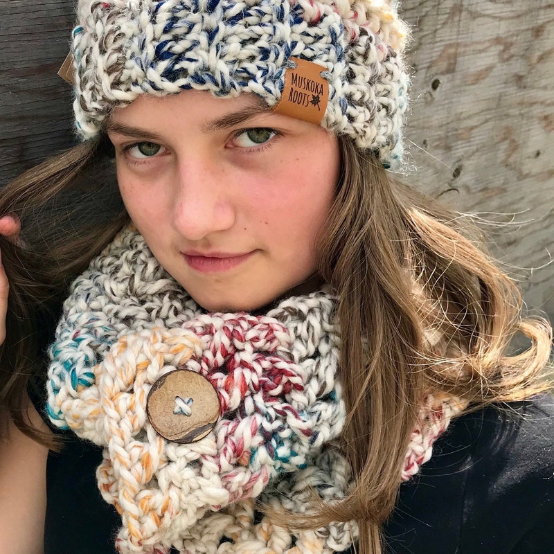 Winter Hat and Scarf Set - Etsy