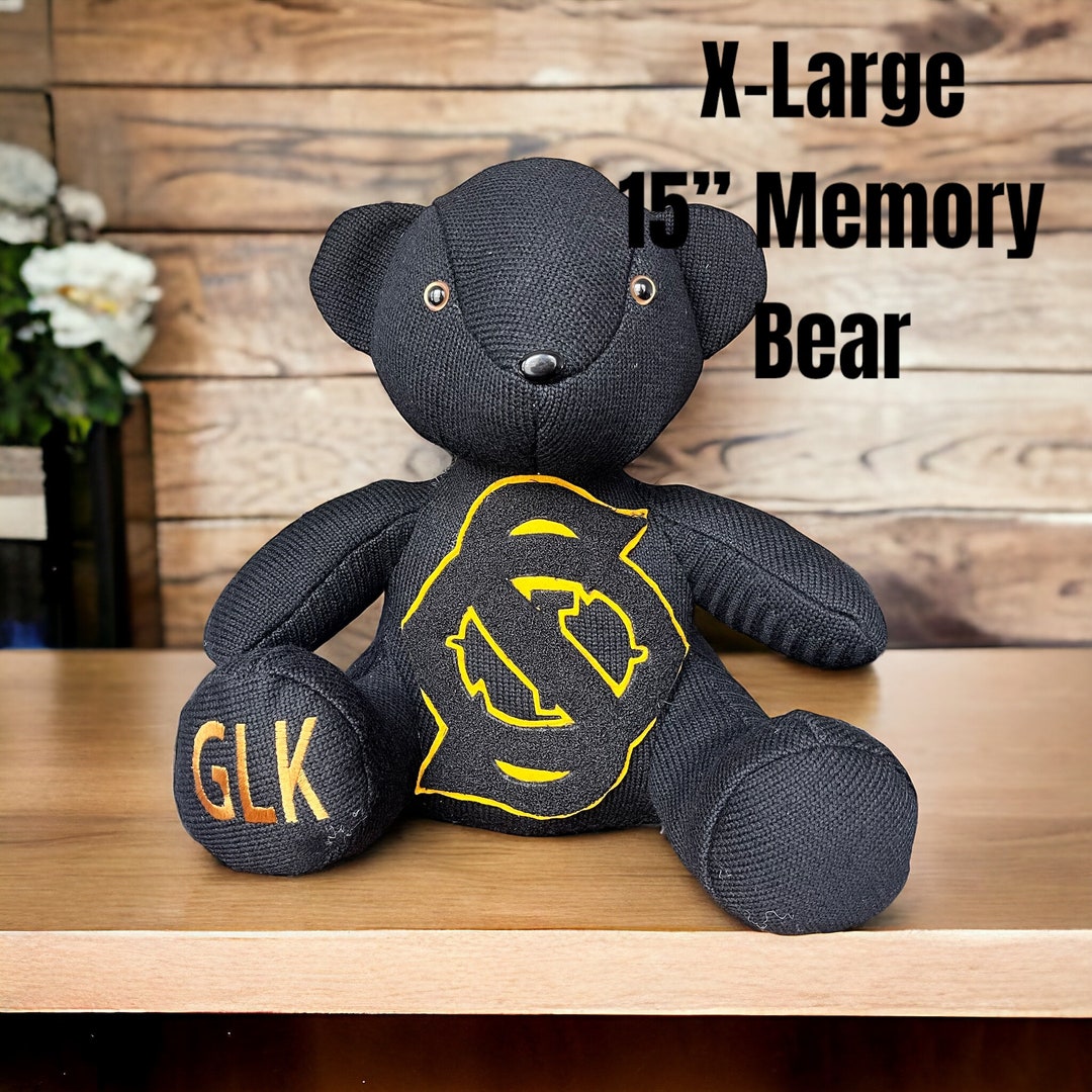 15" Memory Bear, Bereavement Gift, Loss of Father, Keepsake Bear, Loss ...