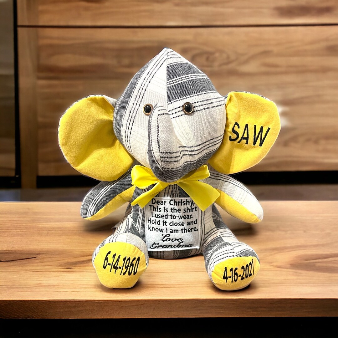 Memory Elephants, Memorial Gifts, Bereavement Gift, Grief Gift, in ...