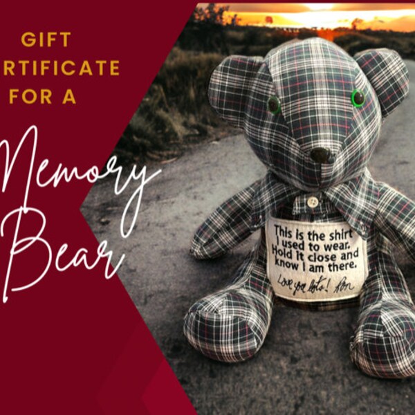 Memory Bears - Etsy