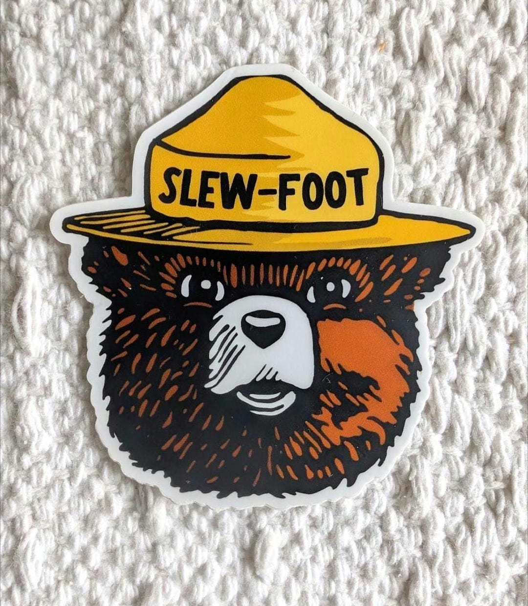 Ole Slew-foot Sticker || BMFS NPS Bluegrass Music Smokey Bear - Etsy
