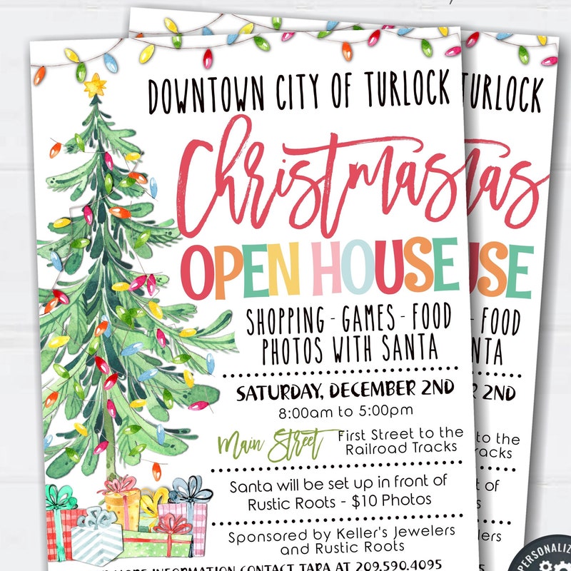 Holiday Open House Invitations - Etsy