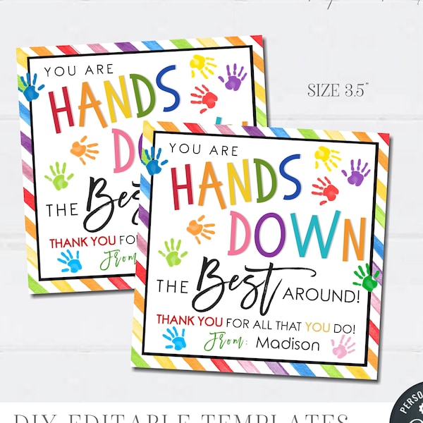 Teacher Appreciation Tags - Etsy