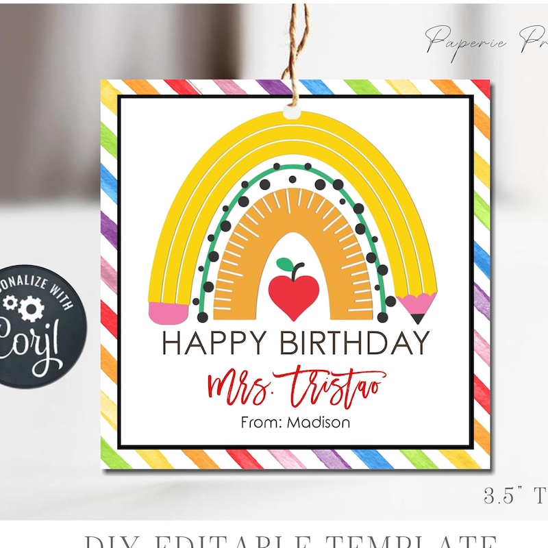 Happy Birthday Tags - Etsy