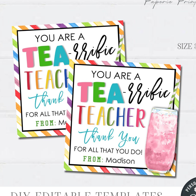 Teacher Tea - Etsy