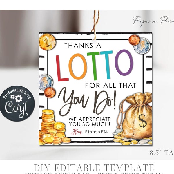 Lotto Ticket Appreciation - Etsy