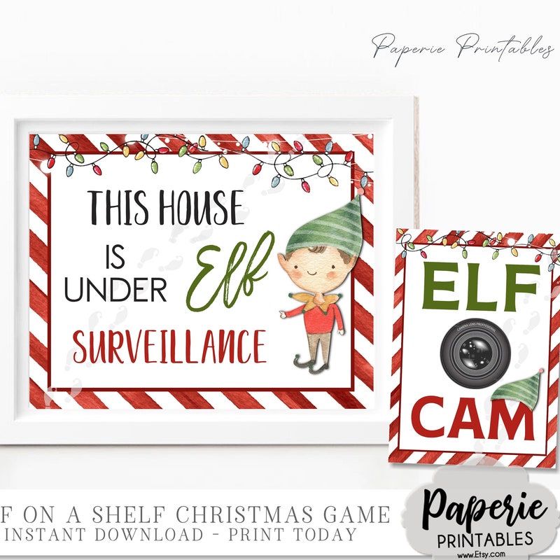 Elf Surveillance - Etsy