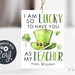 Editable St. Patrick's Day Teacher Gift Tag, Happy St. Patrick's Day ...