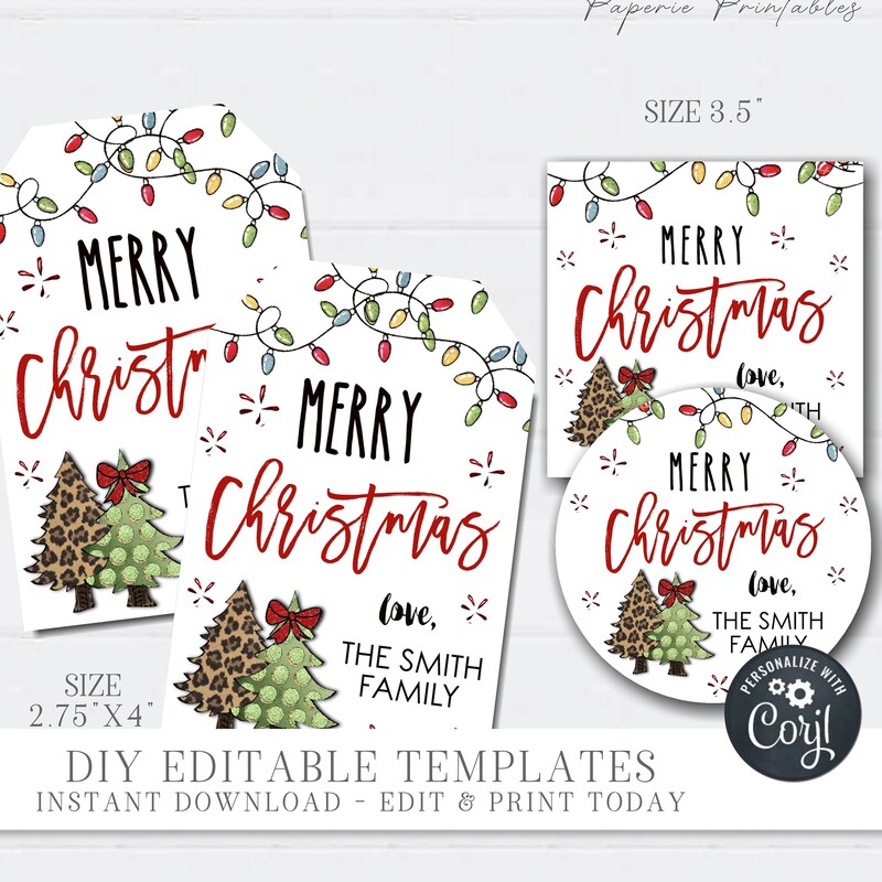 Christmas Treat Tags - Etsy