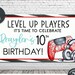 EDITABLE Video Game Birthday Backdrop, Gaming Birthday Banner, Video ...