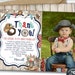 Editable Cowboy Birthday Thank You Card: Western Theme (DIY With Corjl ...