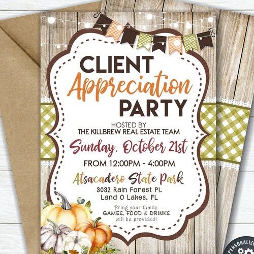 Editable Annual Company Party Invitation Appreciation Dinner - Etsy