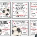 Editable Soccer Valentine Cards: Kids Printable Tags (DIY Corjl) - Etsy