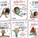 Gymnastics Valentine Card for Kids, Kids Valentine Cards, Gymnast ...