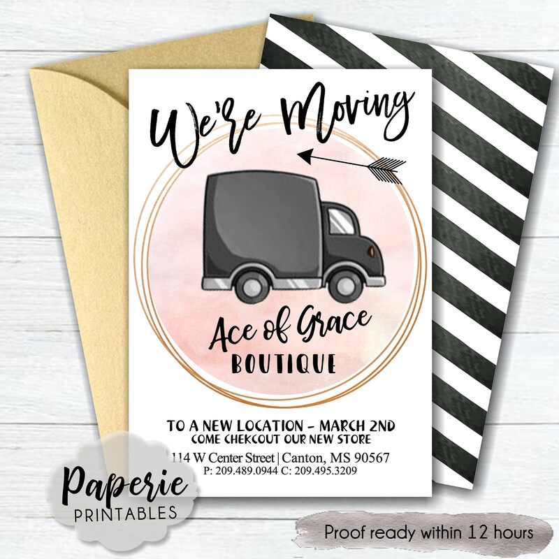 Moving Postcard - Etsy