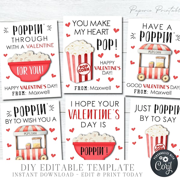 Popcorn Tags - Etsy