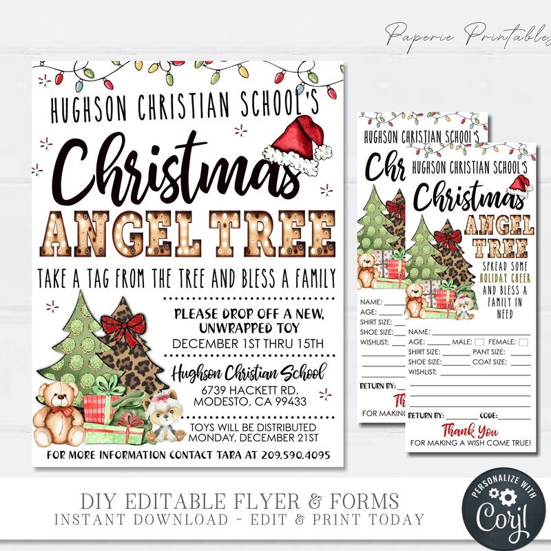 Angel Tree Tags - Etsy