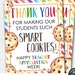 EDITABLE Cookie Appreciation Sign, Teacher Appreciation Cookie Sign ...
