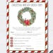 Editable Christmas Wreath Fundraising Order Form (DIY Corjl) #CF26 # ...