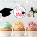 Editable Graduation Cupcake Toppers: Class of 2023 (digital Download) # ...