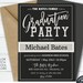 EDITABLE School Colors Graduation Party Invitation, Class of 2023 ...