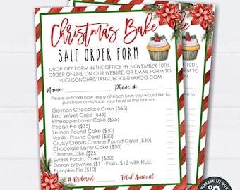 Pie Order Form Template - Etsy