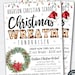 Editable Christmas Wreath Fundraiser Flyer: DIY Template (8.5x11) #CF27 ...