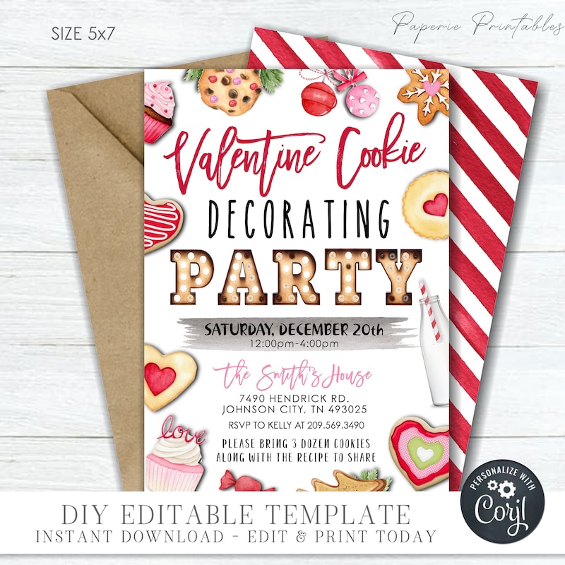 Valentines Cookies - Etsy