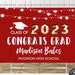EDITABLE Graduation Yard Sign Class of 2023 Graduation Sign - Etsy