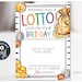 EDITABLE Lotto Co-worker Birthday Gift Ticket Holder, Wishing You a ...