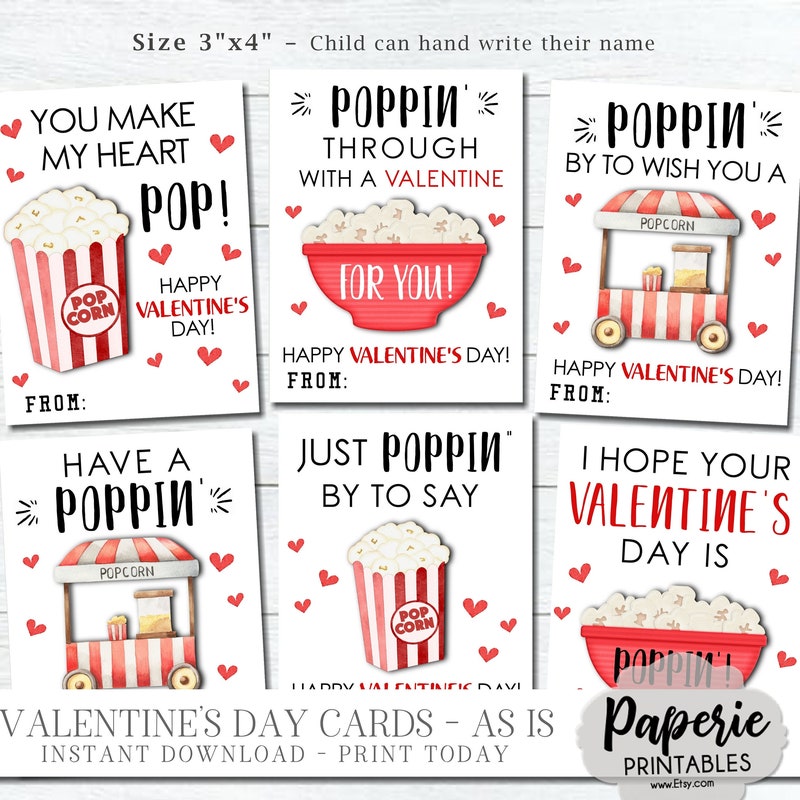 Printable Valentines - Etsy