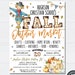 EDITABLE Fall Holiday Market Flyer, Fall Shopping Flyer, Holiday Market ...