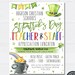 Editable St. Patrick's Day Teacher Appreciation Luncheon Flyer (digital ...