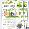 Editable St. Patricks Day Flyer Fundraiser | Lucky Grams for School ...