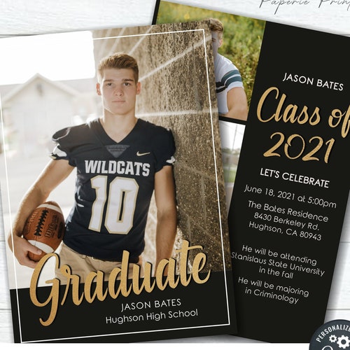 EDITABLE Graduation Party Invitation Class of 2022 Graduation - Etsy