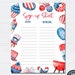 Editable 4th of July Potluck Sign up Sheet (DIY Corjl Template) - Etsy