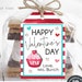 Editable Valentine's Day Gift Tag, Happy Valentine's Day Tag, Valentine ...