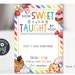 Editable Teacher Appreciation Gift Card Holder: Sweet Treats (digital ...