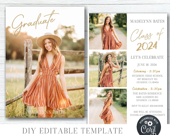 Editable Fall Harvest Festival Flyer: School, Church, Company (DIY With ...